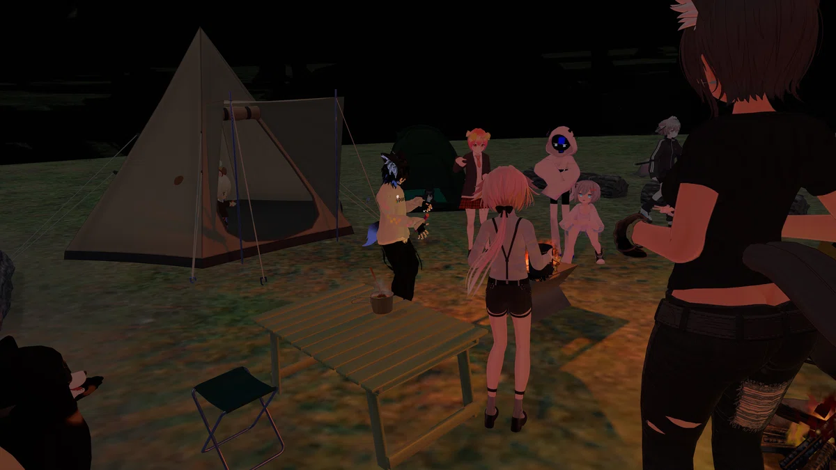第32回Virtual Camp Night in VRChat｜お茶@VirtualCampers