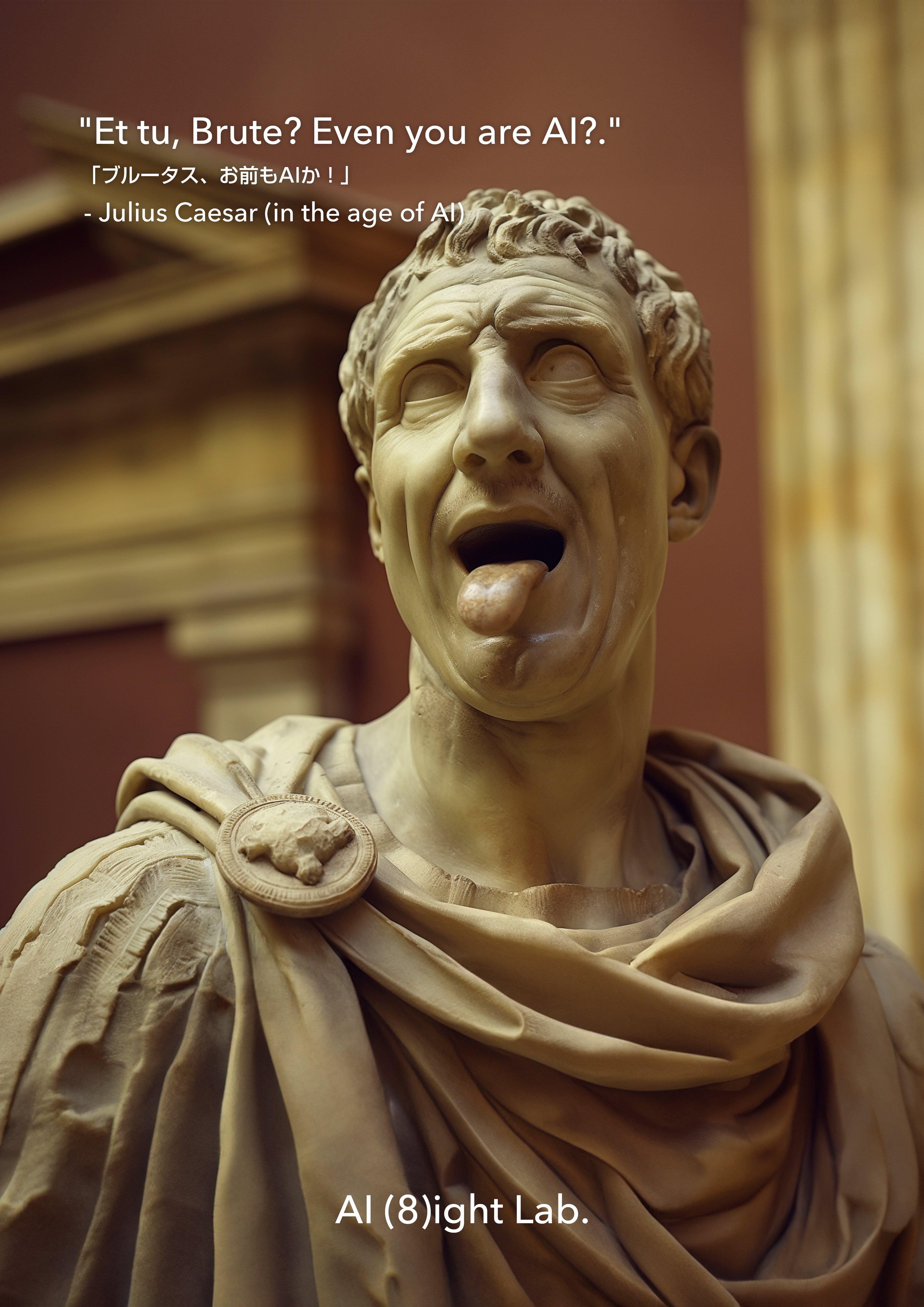 Poster Julius Caesar (in the age of AI)｜AI (8)ight Lab