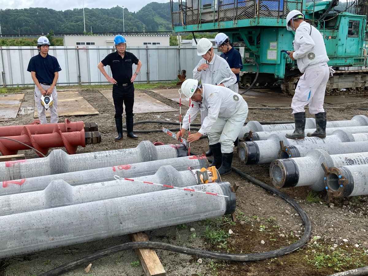 農水省SBIRフェーズ3基金事業の統合実証工場の杭打ちがスタート｜松田祐樹＠MD-Farm