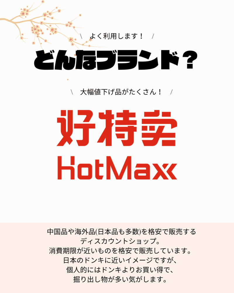 HotMaxx｜パンダニーハオ