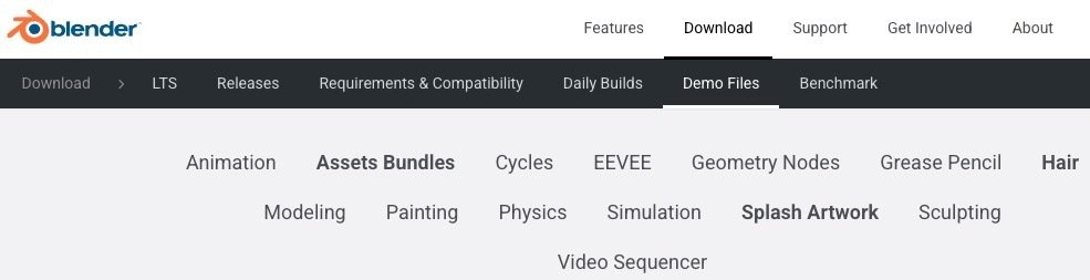 Blenderのデモファイルを見よう｜Doc_P3@note毎週何かしらの記事を投稿します