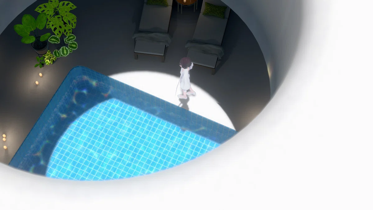 【VRChat_world】glow pool｜yoruyori