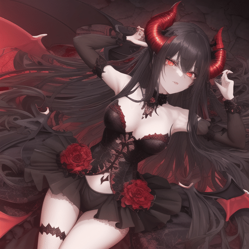 画像生成 サキュバス描き比べ | Stable Diffusion DALL-E3｜Yuki