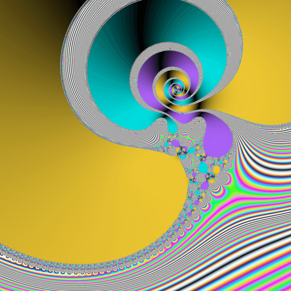 今週のフラクタル48 (((c+1)/(5c+4))(1/z-4c/(cz-2c-1))+1/c+1)｜108Hassium