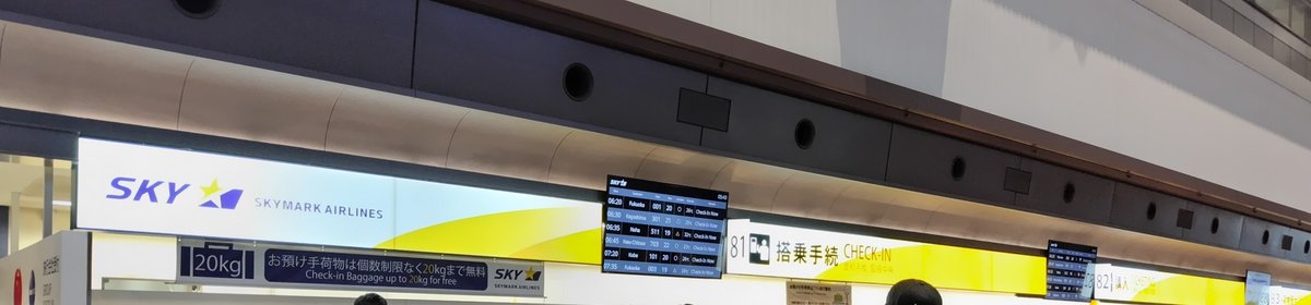 羽田空港出発便に乗るまでを写真入りで解説（スカイマーク編）｜goro 2018年からAIの進歩を追跡中