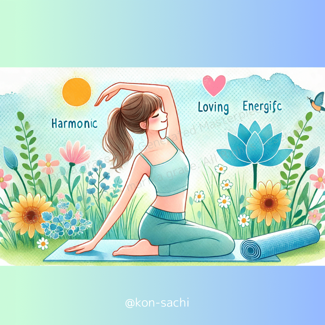 イラスト紹介：ヨガインストラクター向けにAIイラスト生成＆講座をしました- イメージの力で自身を開拓する -｜marika grace ...