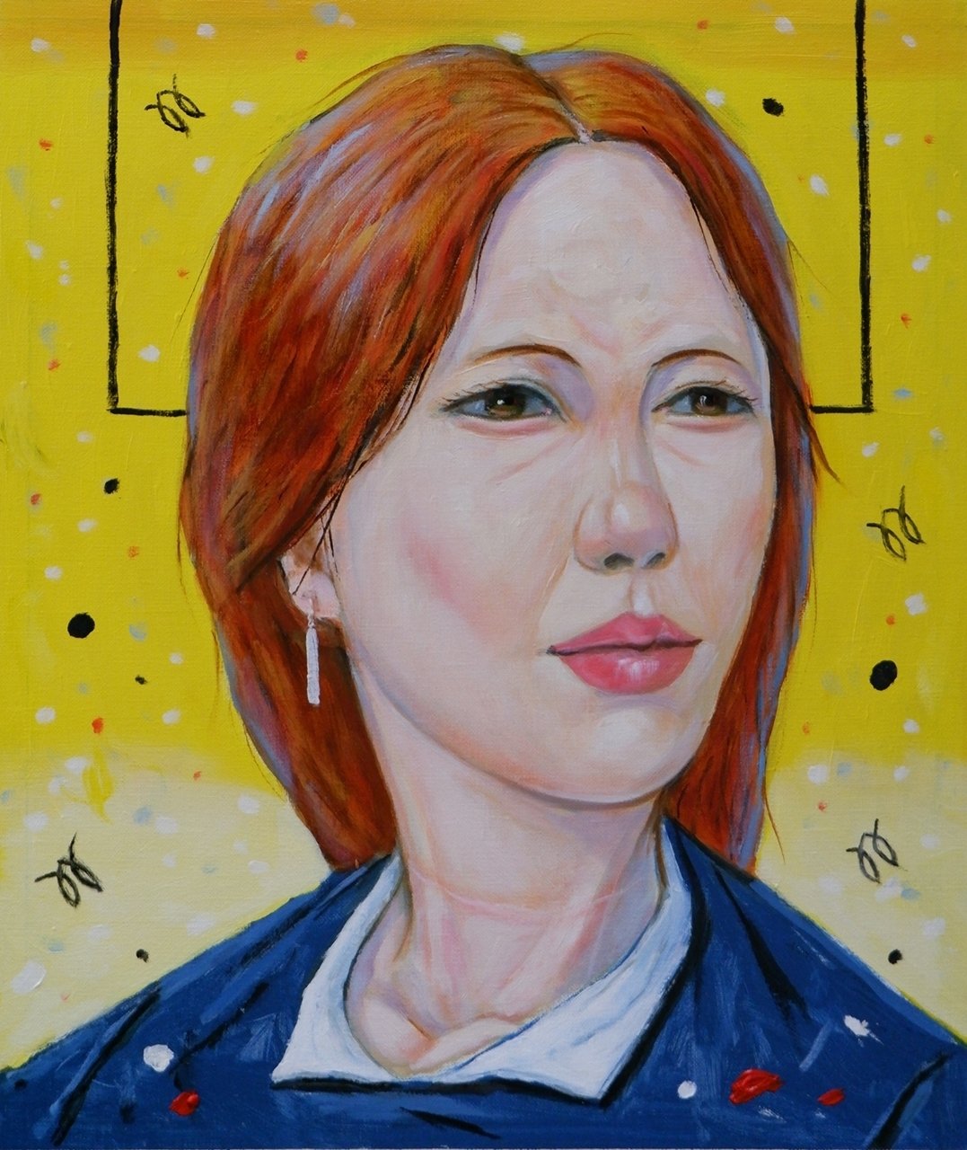 "Fig.Untitled Painting #154 2024"｜Kazuo Adamski