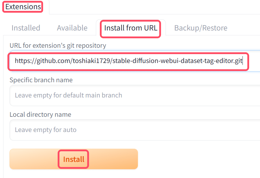 【SDWebUI】キャプションデータが作れる「dataset-tag-editor」の使い方｜aiaicreate