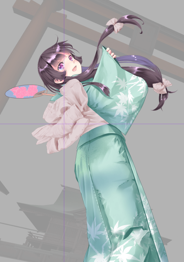 イラスト習作ー兵児帯（7）Final｜eiji roji