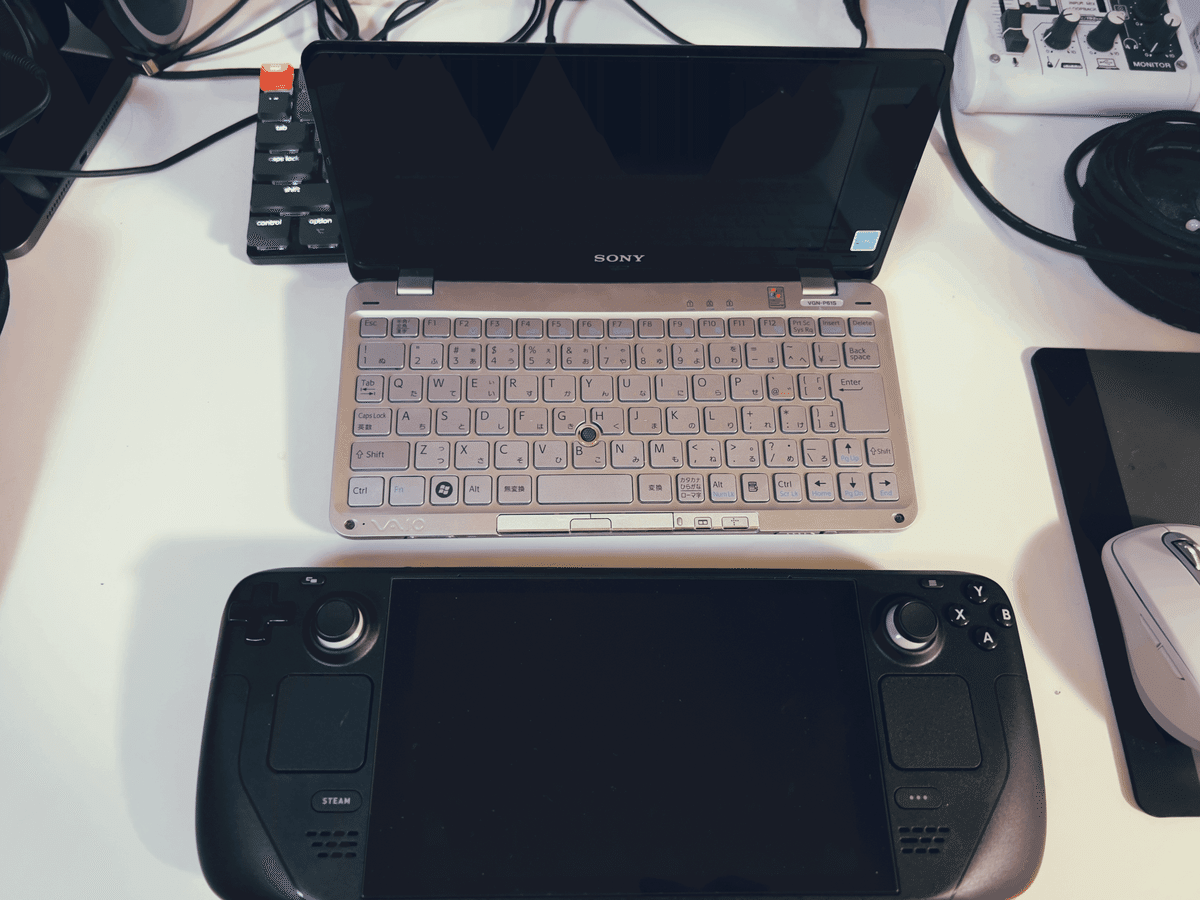 【エロゲ】Steam Deckの所感とUMPC｜ドチン・カズラ