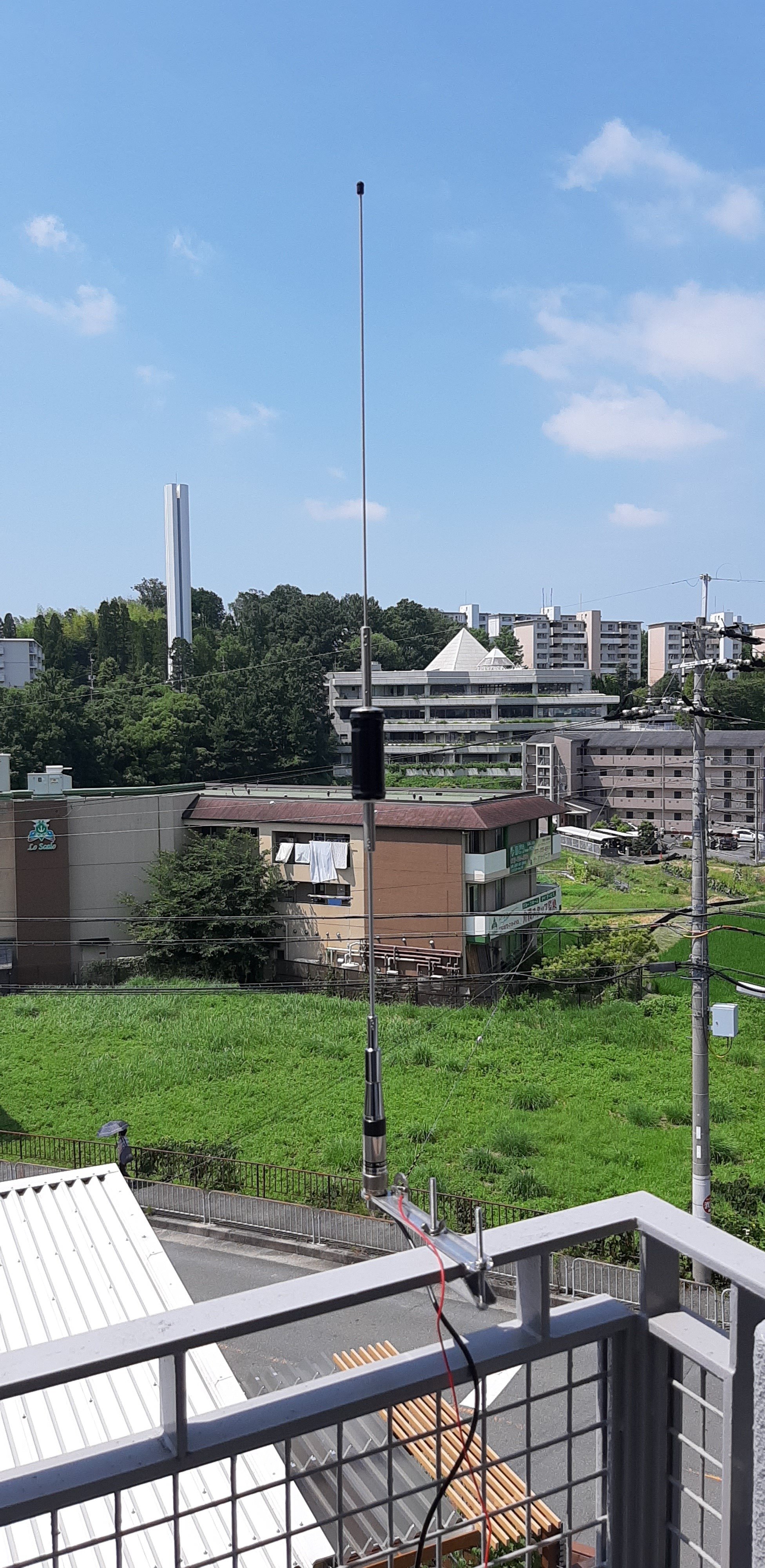 モービルホイップアンテナ(7MHz帯域用)のアースの取り方｜JQ3JXI