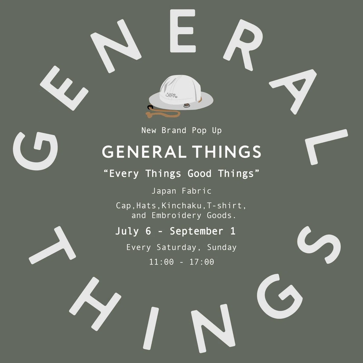 個展開催中です。｜GENERAL THINGS