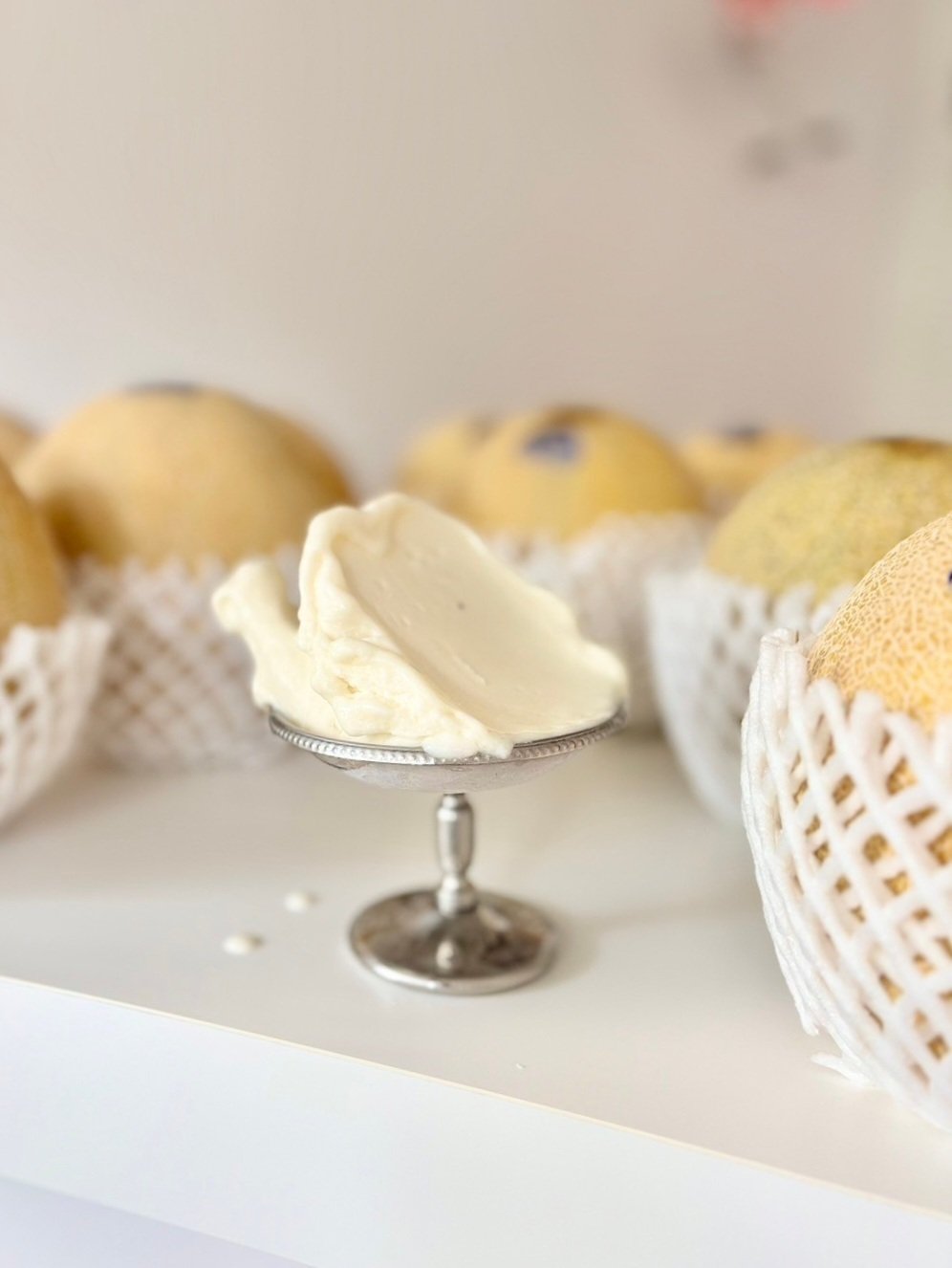 幻のメロン「優香」のジェラート｜OtsukaYosuke 大塚陽介