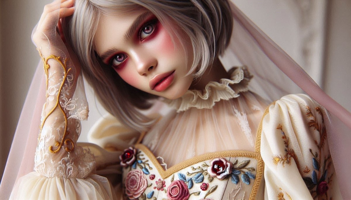 明るい髪色のボブヘアーのヒロインのDALL-EとMidjourneyとLeonard AIの解釈の比較｜Trgr / カラストラガラ