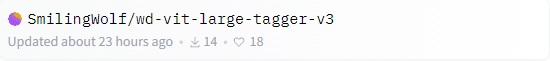 wd-vit-large-tagger-v3の暫定的な使用方法｜ぽんつく