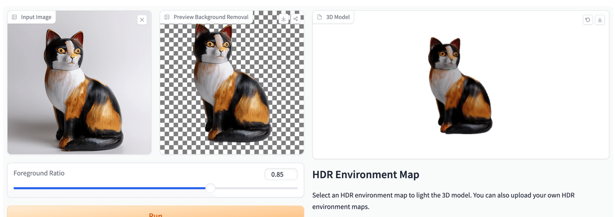 画像を3Dに変換するAIツール「Stable Fast 3D」を試してみる｜SUTO