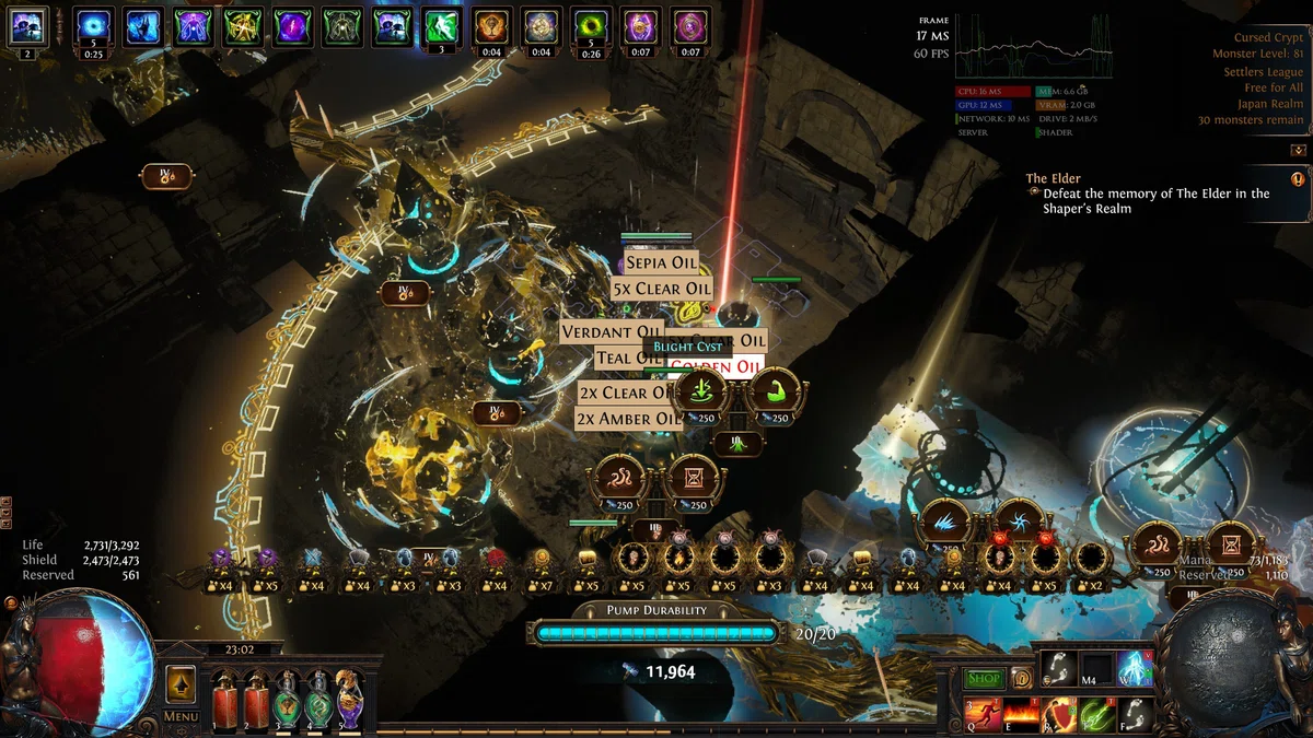 Path of Exile - Settlers League @ 2024-08-02｜ossan