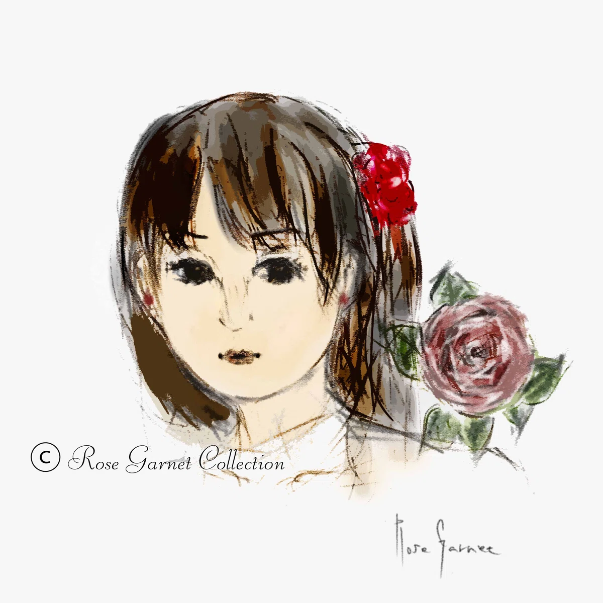 Secret of my heart：my illustration｜Rose Garnet