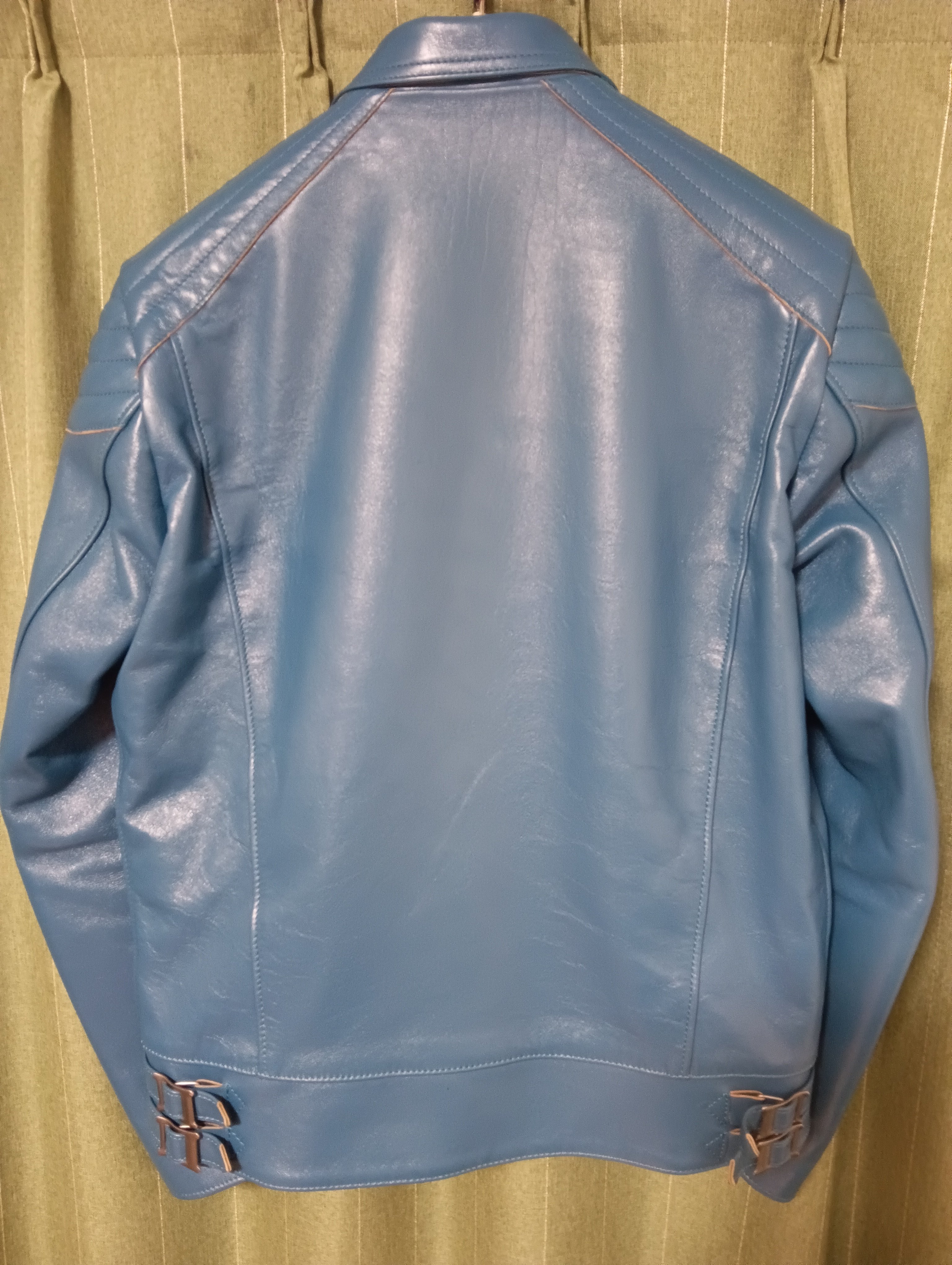 ADDICT CLOTHES AD-07 SPRINT JACKET シープスキン・ターコイズ ADDICT CLOTHES AD-07 SPRINT JACKET シープスキン・ターコイズ