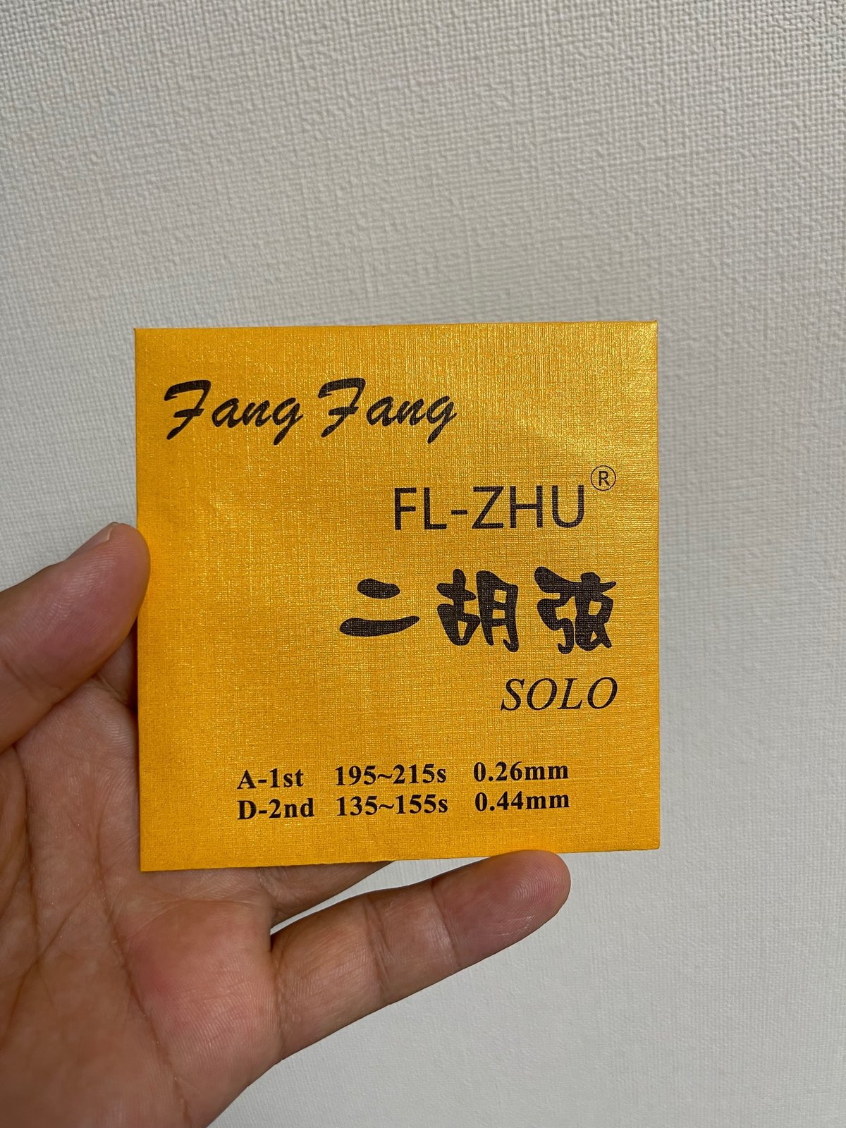 二胡弦レビュー「Fang Fang」ゴールド｜二胡とアコーディオンの二刀流「安西創（あんざいはじめ）」と安西はぢめ