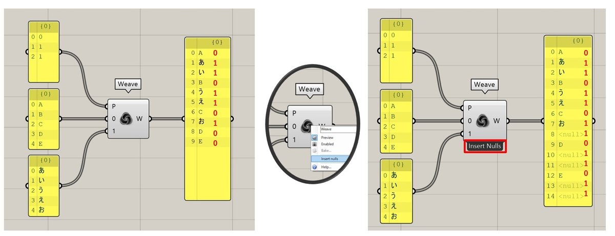 【Grasshopper】リストを合体するコンポーネント集｜N子/IU BIM STUDIO