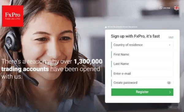 FXPro口座開設するための9つの手順｜FxPro Signup