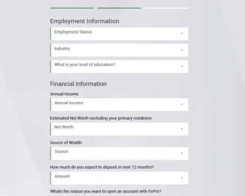 FXPro口座開設するための9つの手順｜FxPro Signup