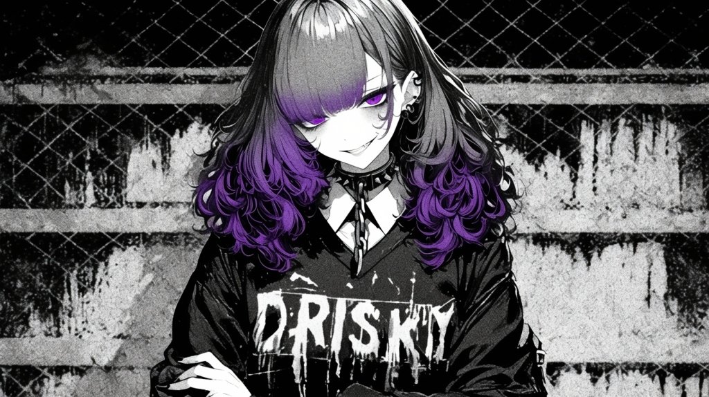 【ベーシックGPT】Midjourneyでパンク可愛いAIガールのイラスト画像を大量生成！10分で100枚の高速ペース！｜AIGPT研究所