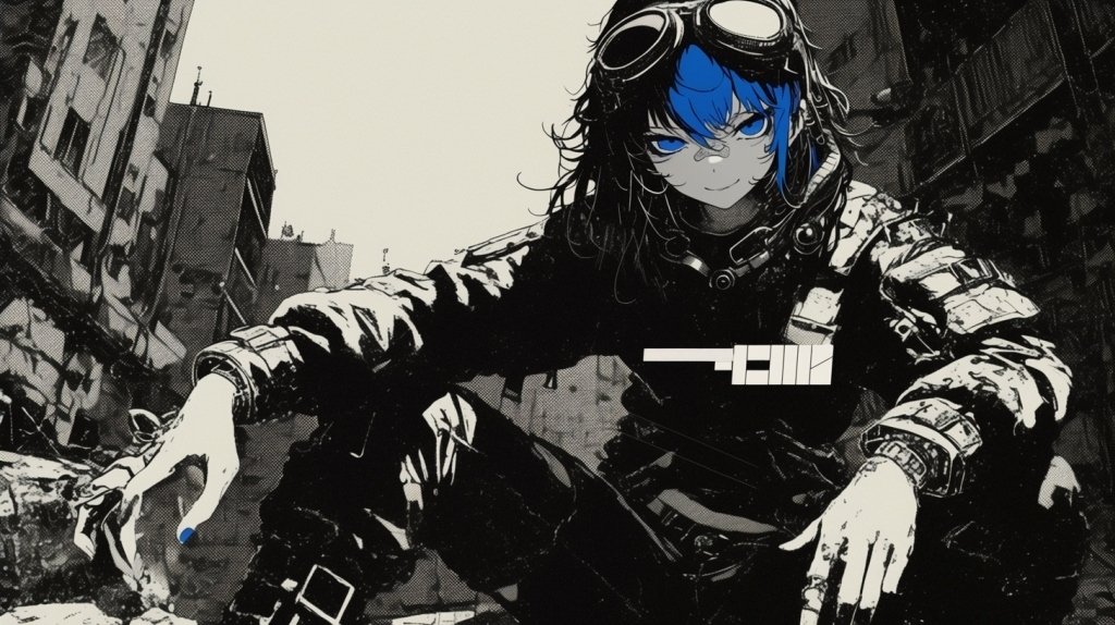 【ベーシックGPT】Midjourneyでパンク可愛いAIガールのイラスト画像を大量生成！10分で100枚の高速ペース！｜AIGPT研究所