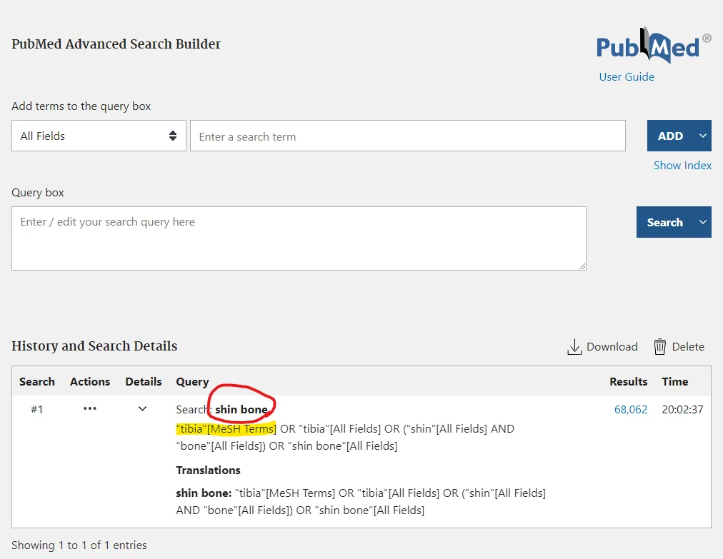 PubMedのAutomatic Term Mapping (ATM) ：MeSH変換表照会だけではなかったと知る｜うーまく12歳