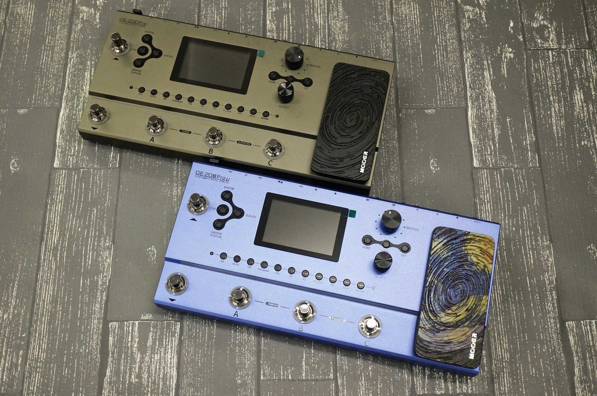 大幅進化を遂げたミドルクラスマルチエフェクター！Mooer GE200 Pro / GE200 Pro Li｜Lep International
