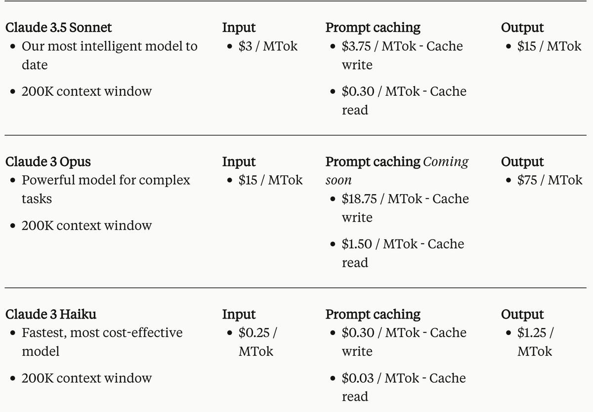 Claude の Prompt caching の概要｜npaka