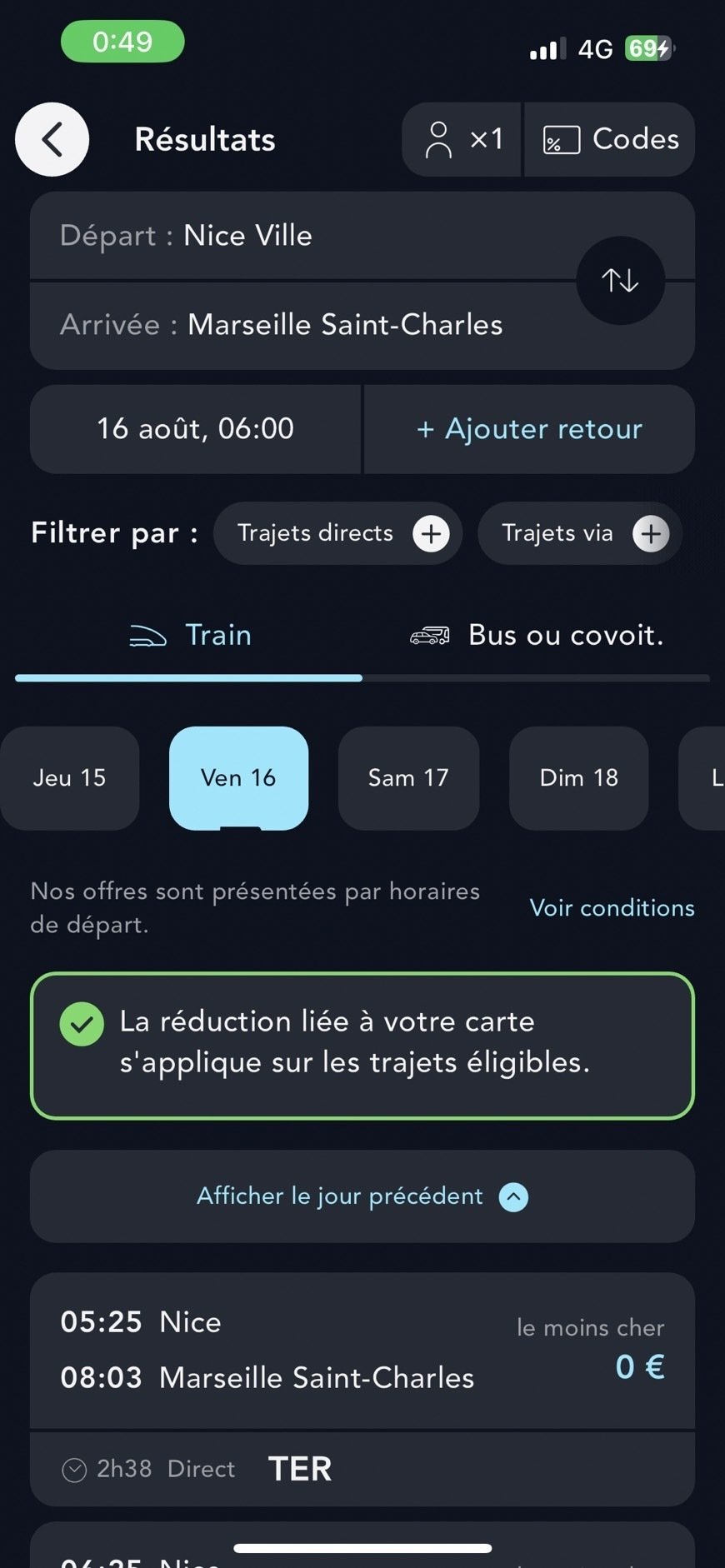 【2024/8/15】フランス国鉄（SNCF） Pass Rail 使ってみた感想｜kamiko