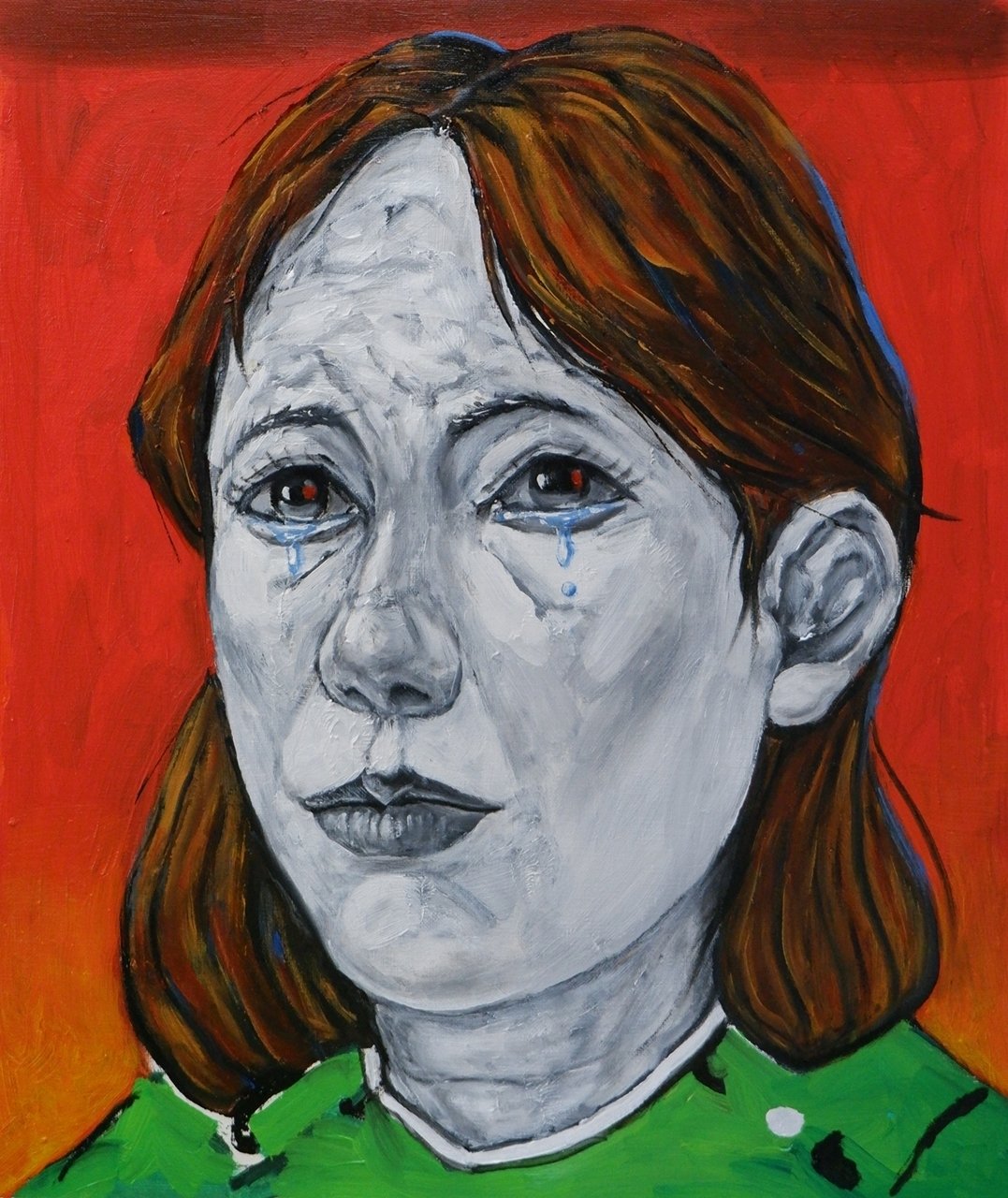 "Fig.Untitled Painting #163 2024"｜Kazuo Adamski