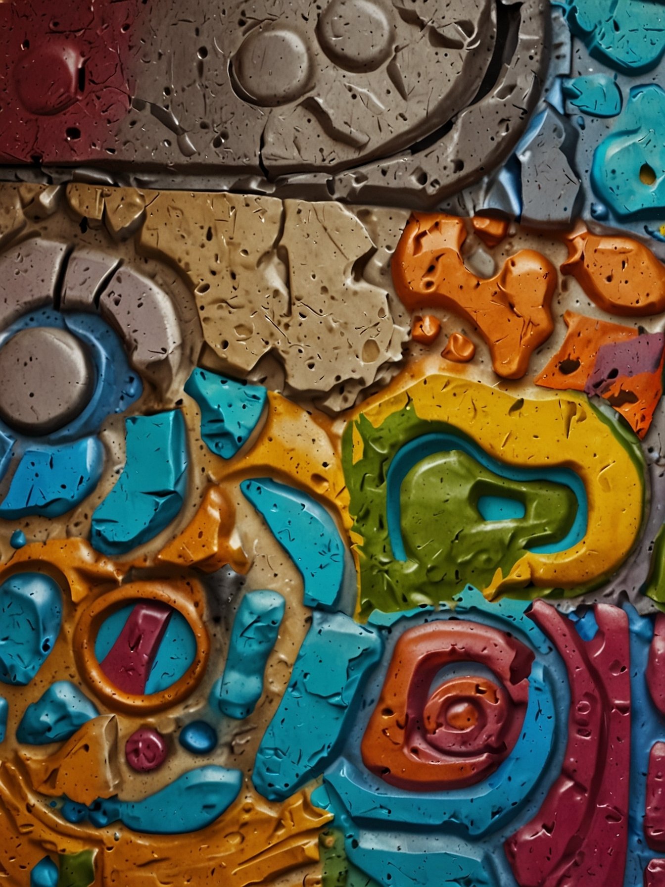 Ai生成の抽象画3点｜K_Kameno