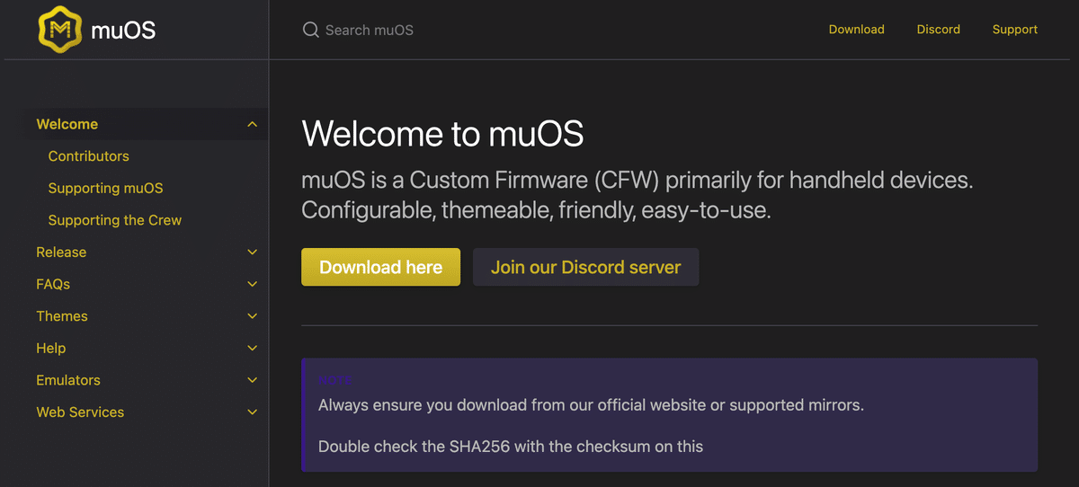 『ANBERNIC RG35XXSP』にCFWの『muOS』導入してみた｜すけ - 猿ト踊ル