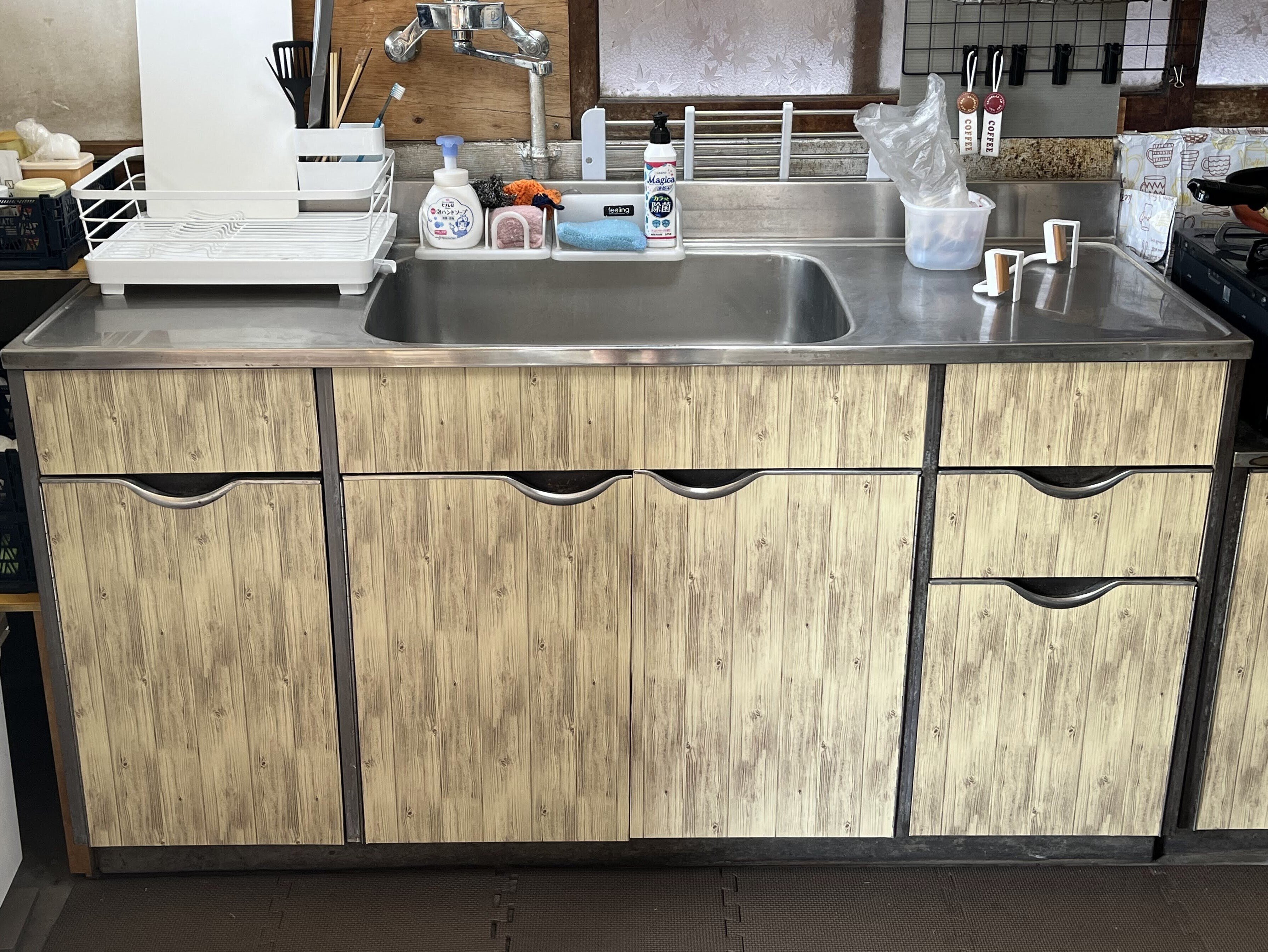 DIY 流し台の扉リメイク（2023年9月）｜toshi_enjoy