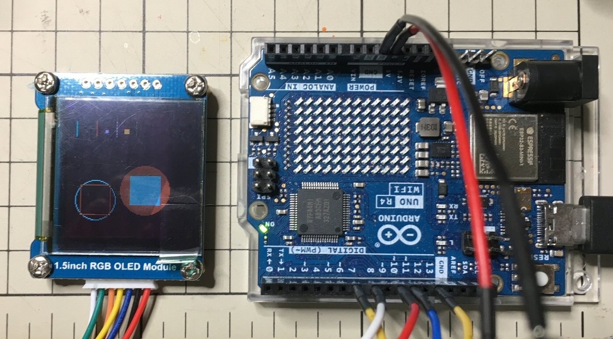 Arduino UNO R4にSPIでOLEDディスプレイをつなぐ｜KAKAKKO（かかっこ）