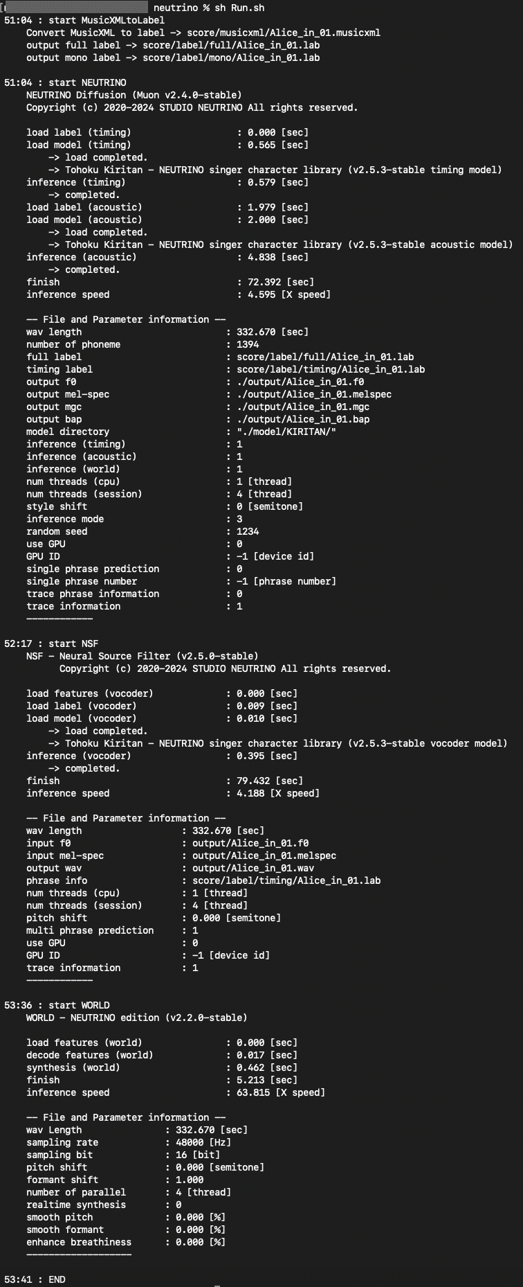 【mac版】 NEUTRINOを使って歌わせる方法 きりたんに歌わせてみた｜Rickey
