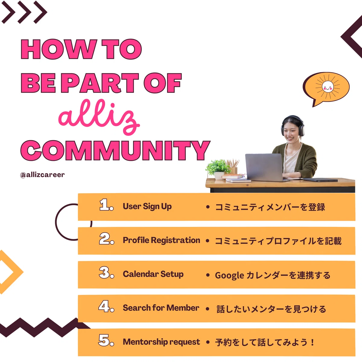 【新サービス開始】allizで可能性を広げよう！新しいメンターシップサービスに参加しよう！｜alliz 公式note