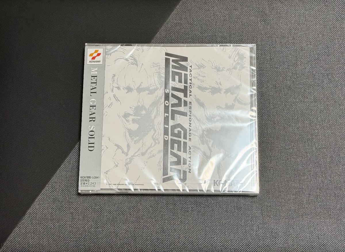 『METAL GEAR SOLID ORIGINAL GAME SOUNDTRACK』が届きました｜けこぜろ