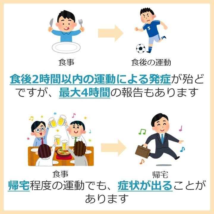 食後、運動することで生じるアナフィラキシー（FDEIA）について｜あじさい＠アレルギー専門医