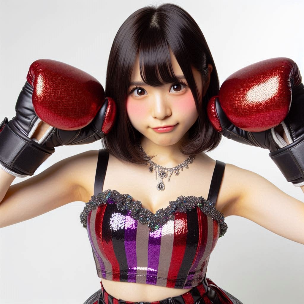 Vtical Stripe Red （縦縞赤）｜Q-MiMi