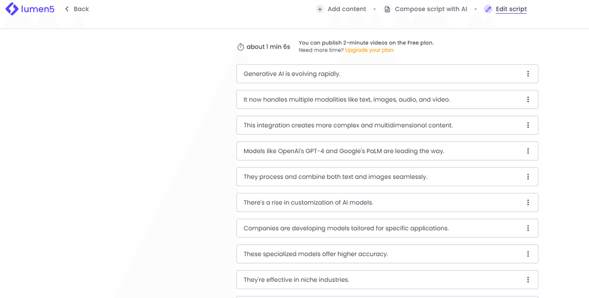 【動画生成AI】⑥「lumen5」で動画を作ってみる｜Hiro／AIに取り組む65歳