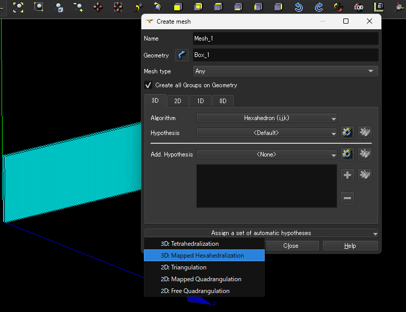 【計算力学固体2級】Salomeで分割数指定しメッシュ作成。PrePoMaxで構造解析｜物理・プログラミング・Python、Web制作・自己啓発