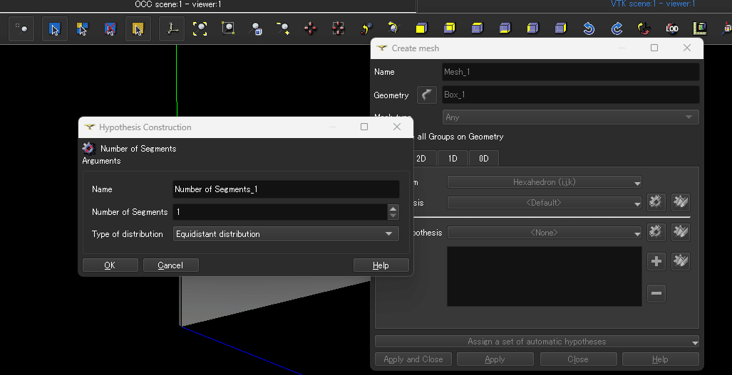 【計算力学固体2級】Salomeで分割数指定しメッシュ作成。PrePoMaxで構造解析｜物理・プログラミング・Python、Web制作・自己啓発