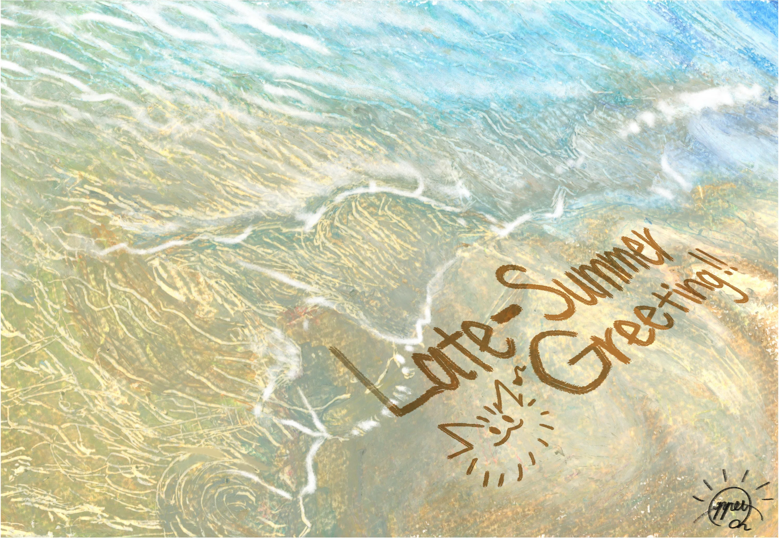 Late-summer greeting 2024｜moppet