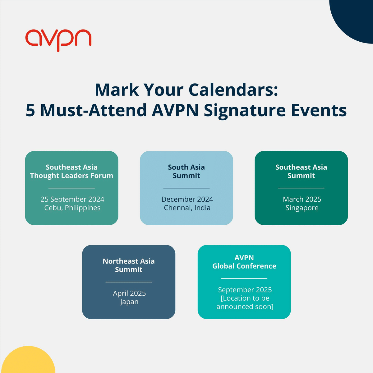 【開催決定】AVPN TOKYO Visionaries' Gathering 2024.9.20（Impact Frontiers）｜AVPN Japan Team