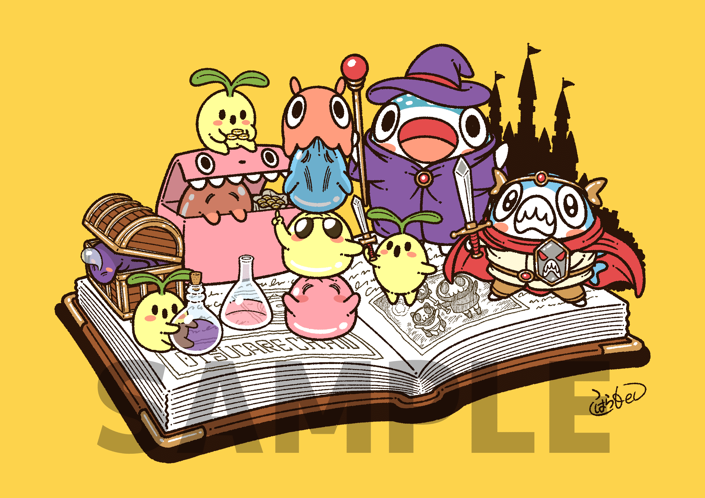 9月のFANBOX特典のイラストプレゼント！｜コハラモトシ