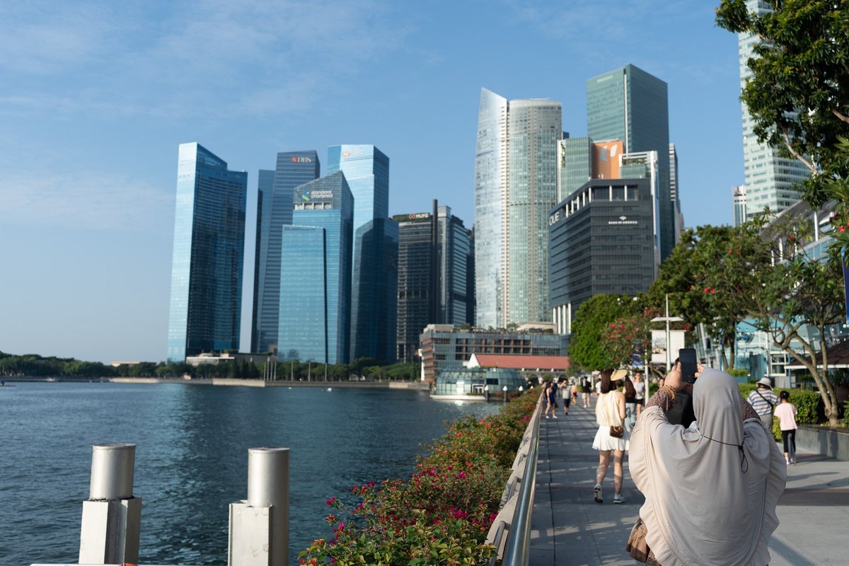 #4 フライト乗継20時間で楽しむシンガポール旅行記 2: 朝のシンガポール川沿い街ぶら散策（2024 シンガポール旅 Season2）｜あさまる